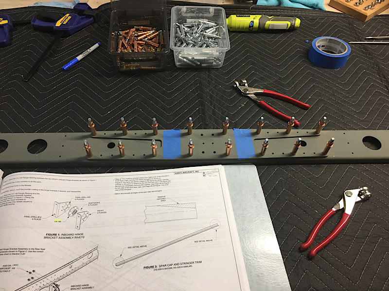 Horizontal stabilizer: the first spar is done. – Alex's Place